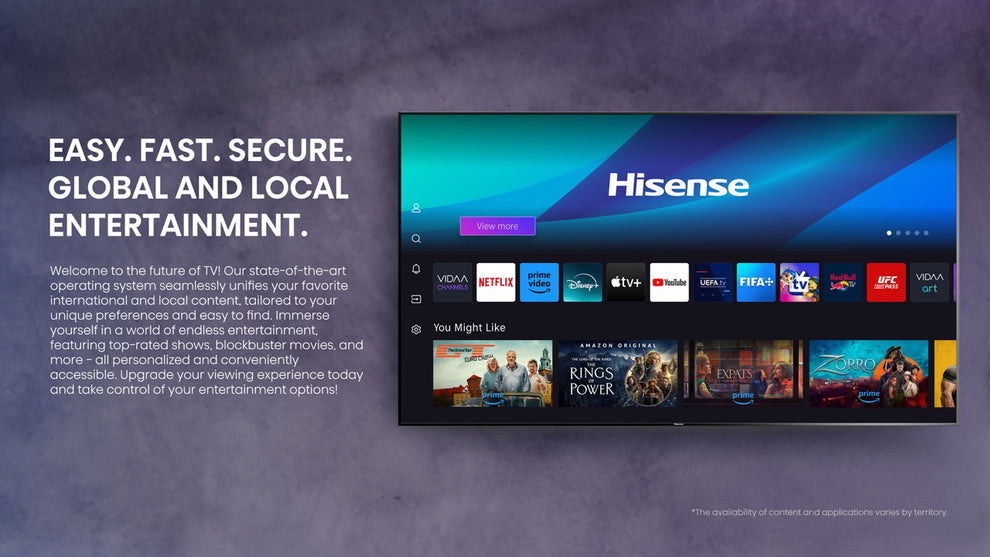 Hisense 65" U8N Mini-LED ULED 4K TV – Hi-Fi Specialists